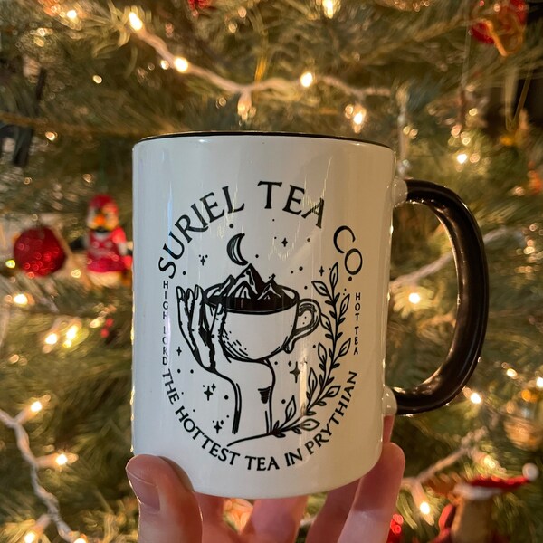 Suriel Tea Co Banned Books Mugs, Unisex Bibliophile Bookish Booktok SJM ...