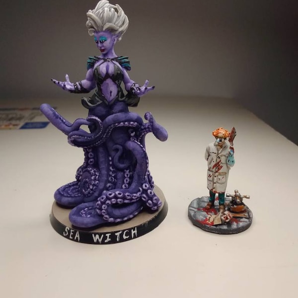 Cecaelia, Male and Female Resin Miniature - for D&D Dungeons and ...