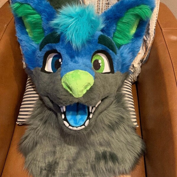 Cyber Kitty Fursuit Head - Etsy