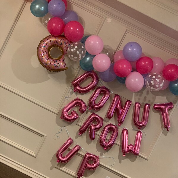 Balloon Garland Kit Donut Grow up Party Donut Balloons Donut Donut Birthday Party Balloons - Etsy