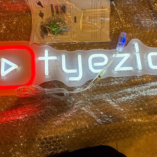 Custom Gamer Neon Sign , Gamer Tag Sign, Game Room Decor, Gaming Wall ...