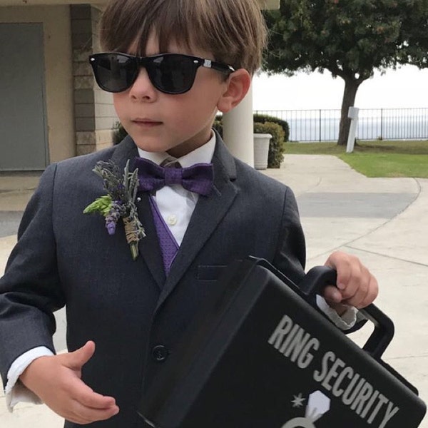 Ring Security Briefcase, Ring Bearer Gift, Ring Security Case, Ring ...