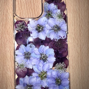 Pressed Flower Phone Case, Dried Flower Samsung Galaxy S24 S23 S22 ...