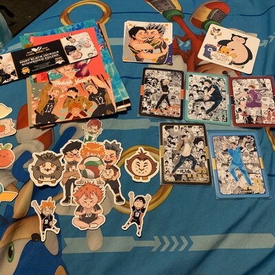 HQ Timeskip Character Collage Cards Volleyball Anime Collectable ...