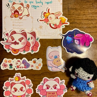 Chibi Velvet Moogle Moguri Amigurumi Doll Final Fantasy - Etsy