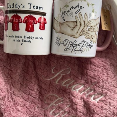 Pink Gold Marble Mug, Personalised Mug, Custom Name Cup, Coffee Tea Cup ...