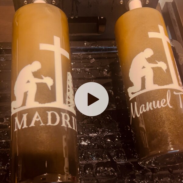 Oilfield Roughneck Rigger Kneeling Praying at Memorial Cross SVG File ...