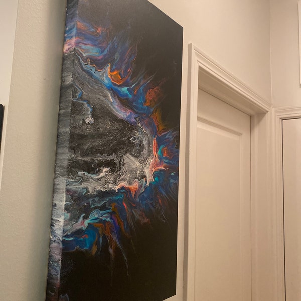 Large Acrylic Dutch Pour Painting - Etsy