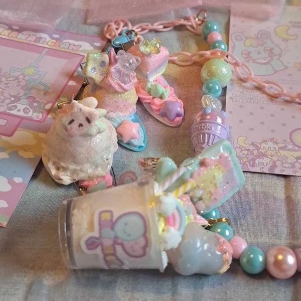 Candy Cemetery Creepy Cute Witch Bear Kawaii Leggings Tights - Etsy