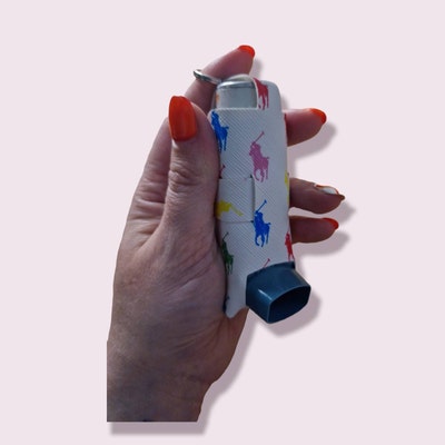 Asthma Inhaler Holder SVG Puffer Cover SVG Inhaler Keychain Cover ...