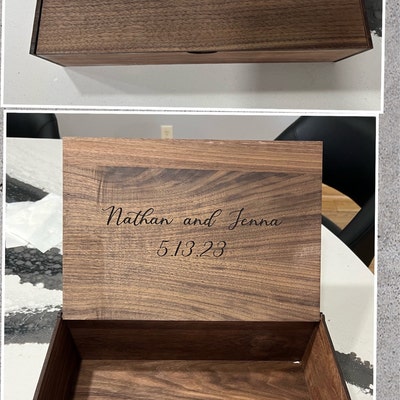 Personalized Boyfriend, Girlfriend Gift for Him, Her Wooden Memory ...