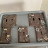 Bronze Industrial / Steampunk Outlet Cover is Individually Handcrafted ...