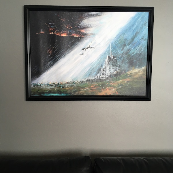 Gondor Canvas Print, LOTR Themed Wall Art, Gondor Print / Wall Art - Etsy