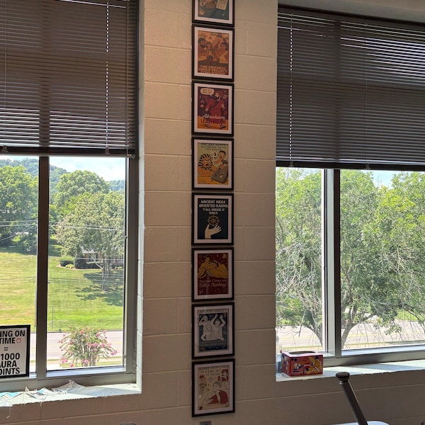 Funny Science Classroom Posters Set of 6 Printable STEM Wall Art Middle ...