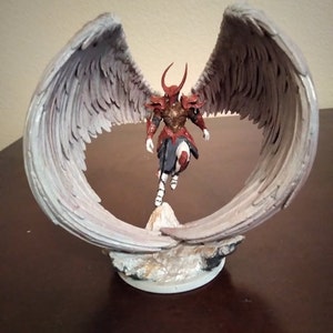 Angel Fighter in Four Sizes 3D Printed Miniature in Four Sizes for D&D ...