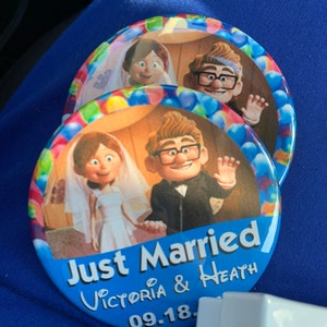 Disney Anniversary Buttons-disney Anniversary Pins-mickey and - Etsy