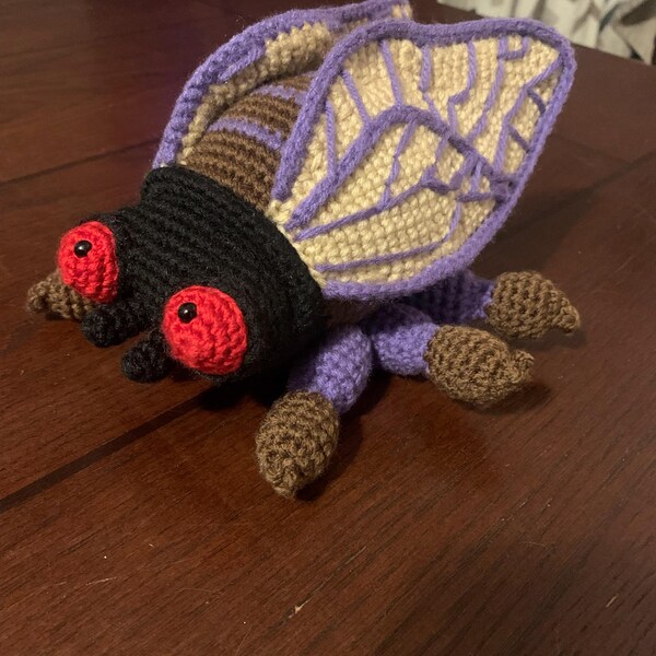 Cicada Crochet Pattern: Amigurumi Insect Toy (PDF Pattern) - Etsy