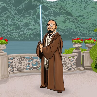 Great Opportunity Turn Me Into Jedi Portrait From Photo - Etsy