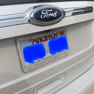 Real 100% Blue Carbon Fiber License Plate Tag Frame Cover | Etsy