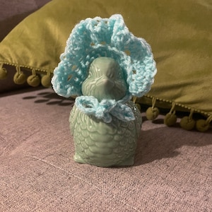 Crochet Pattern, Bonnet for Chickens, Sunday Bonnet, Little Red Hen Hat ...