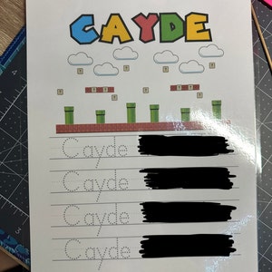 Birthday Tracing Custom Worksheet / Personalized Birthdate Tracing Name ...