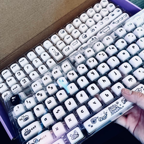 Happy Kitten Keycap Set, MOA Profile - Etsy