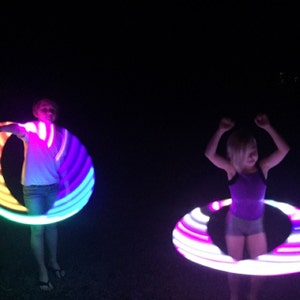 Hypnosis LED Hula Hoop by the Hoopsmiths Polypro - Etsy