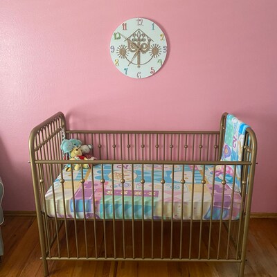 Mickey Farmhouse Clock Hidden Mickey Clock Disney Clock - Etsy