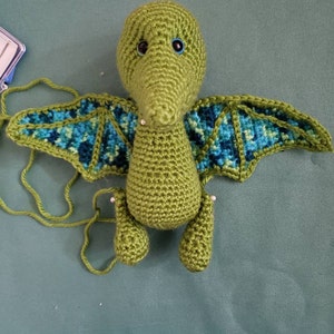 Pterodactyl pterodactyl crochet pattern crochet pattern | Etsy