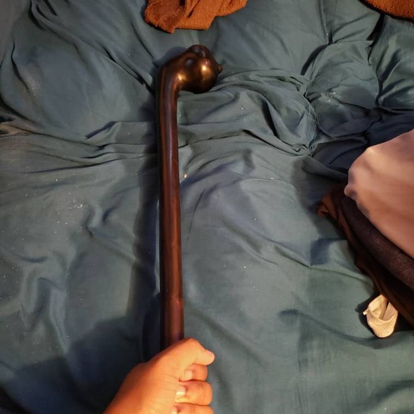 Traditional Tokofini Style Talking Stick Original Handcarved U Pik Wood ...