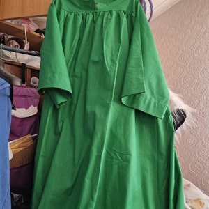 Hooded Ritual Robes, Surplice, Hooded Alb, Tau Robe, Cotton Fabric ...