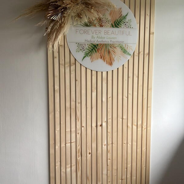 COLOURED PAMPAS GRASS // Shop Wall Hanging / Pampas Sign Surround ...