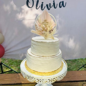 Baby Cake Topper/palm/dried Palm Topper/pampas/cake Pick/oh - Etsy