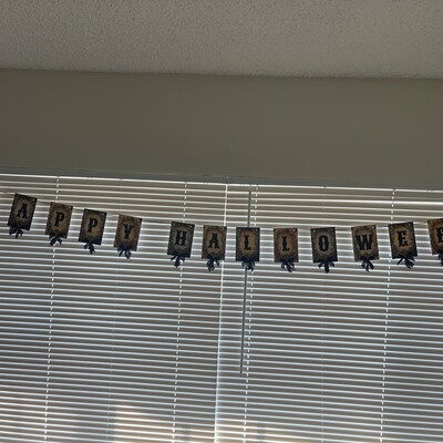 Halloween Banner, Vintage Halloween Decor, Vintage Halloween Garland ...