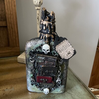 Potion Loneliness Dread and Doom Edgar Allan Poe Art Glass - Etsy