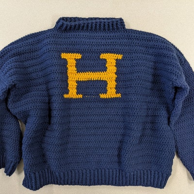 CROCHET PATTERN Sweater With Letter - Etsy