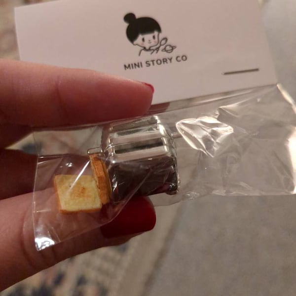 Slice Toaster Fridge Magnet | 3D Toaster Magnets | Tiny Bread Toaster ...