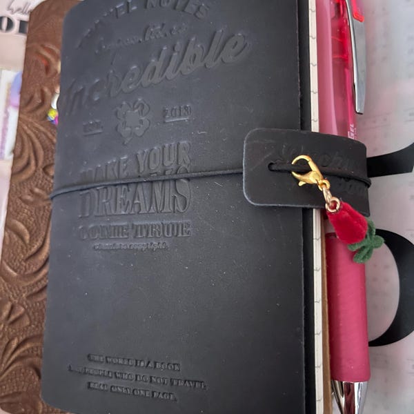 A5 A7 6 Ring Planner Binder Notebook Card Holder Refillable Notebook ...