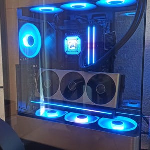 Lian Li 7-pin Uni SL Fan Hub to Standard ARGB 3-pin 5V and Pwm Fan ...