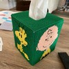 Nintendo Mario Video Game Handmade Plastic Canvas Tissue Box Cover Home ...