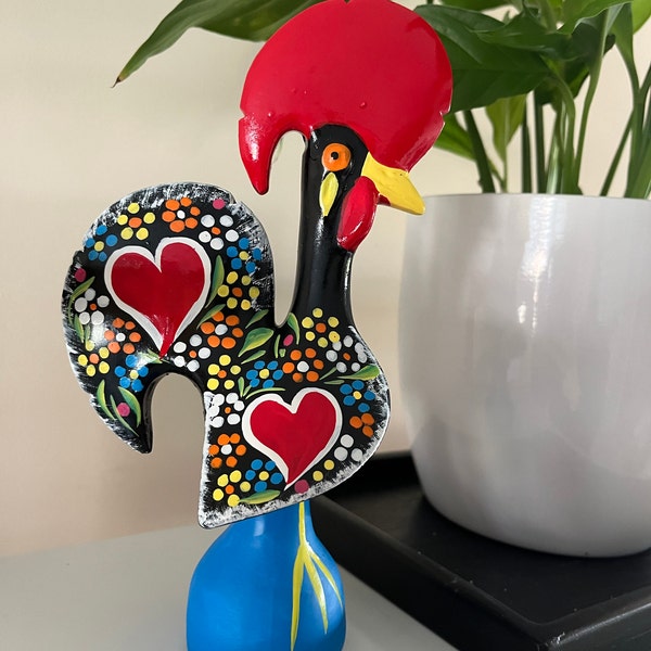 Barcelos Rooster / Ceramic Rooster / Portuguese Rooster / Rooster Art ...