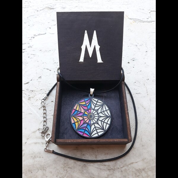 Wednesday Addams Necklace, Ophelia Hall Window Room, Personalized ...