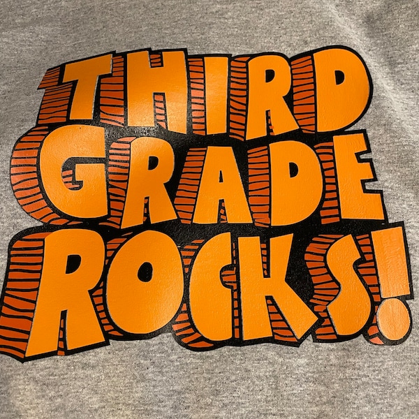 3rd Grade Rocks Svg | Grade School Svg | Back to School Svg | 3rd Grade ...