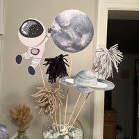 Printable Space Cake Topper Space Centerpieces Space Birthday Party ...