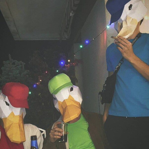 DUCK MASK - Etsy