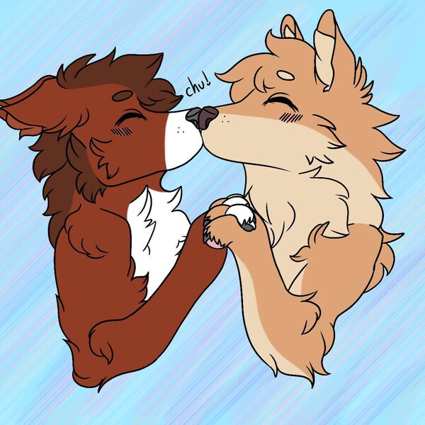 Chu! YCH Base Remake, Furry Base, YCH, OC, Lovers, Canine, Dog, Wolf ...