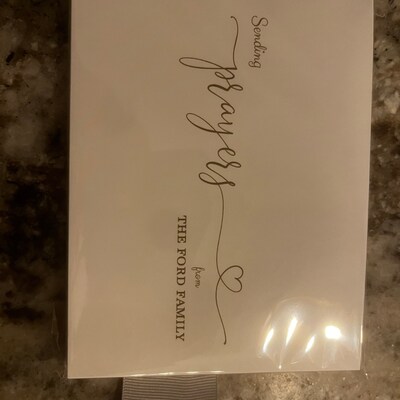 Personalized Script Thank You Cards Thank You Notes Flat or Folded ...