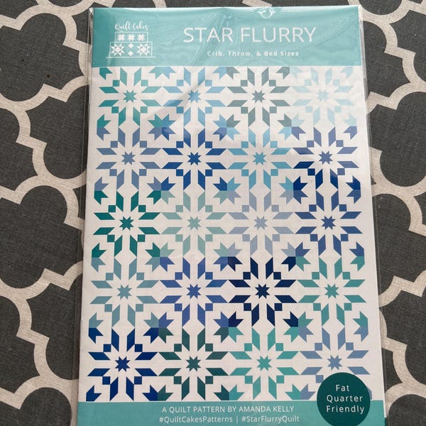 Star Flurry Quilt Pattern PRINTED - Etsy