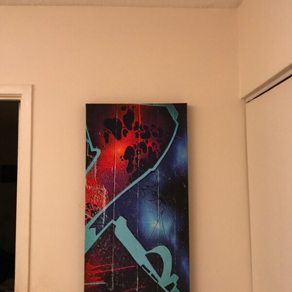 Graffiti on Canvas, Graffiti Art Canvas, Graffiti Art, Graffiti ...
