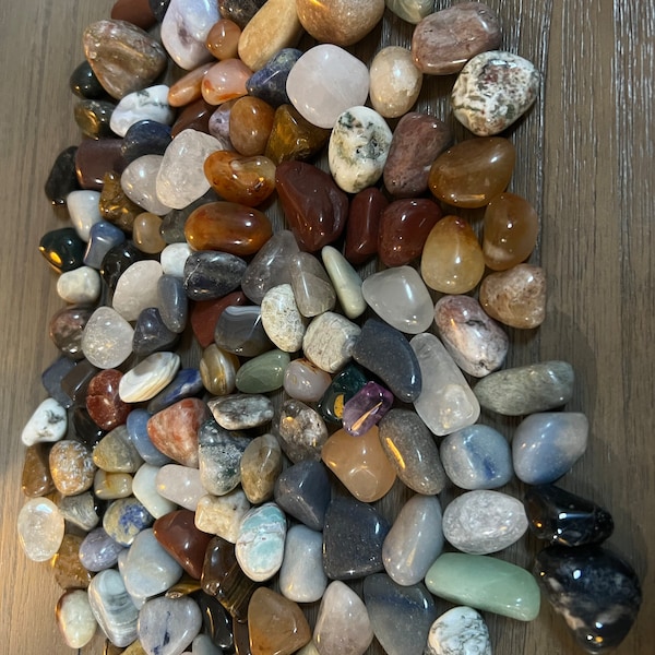 Assorted Mix Tumbled Stones: SMALL, MEDIUM or LARGE Sizes Wholesale ...